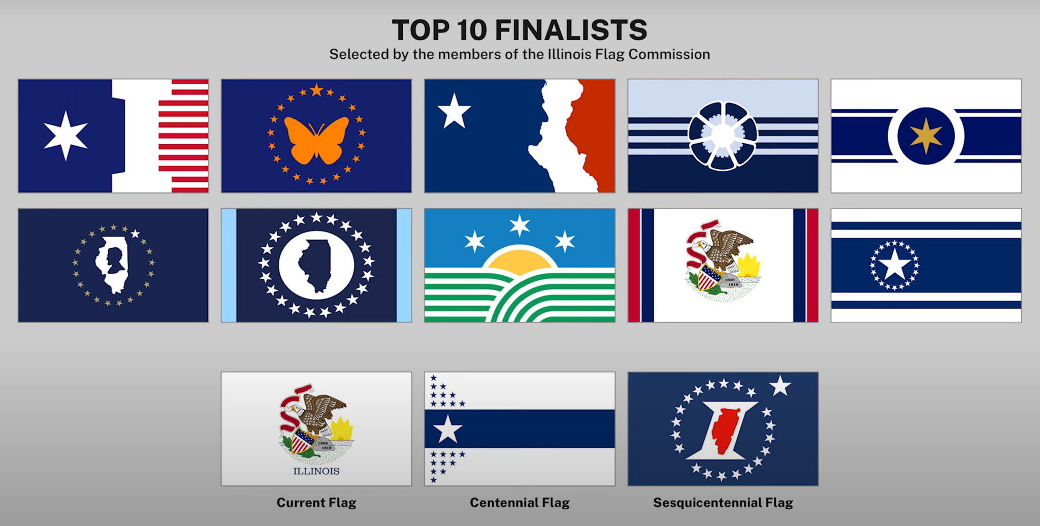 Illinois Residents Vote on New State Flag Design